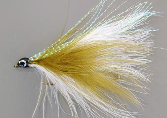 Tandem White Perch Streamer Fly – A.J.'s Custom Products