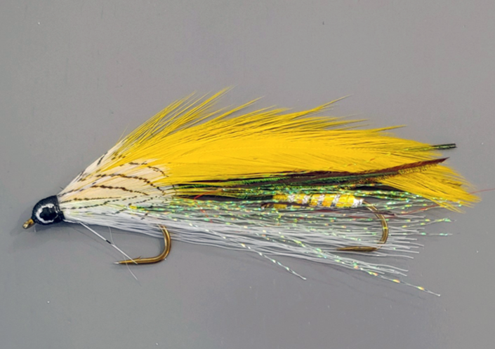 Tandem Yellow Ghost Streamer Fly – A.J.'s Custom Products