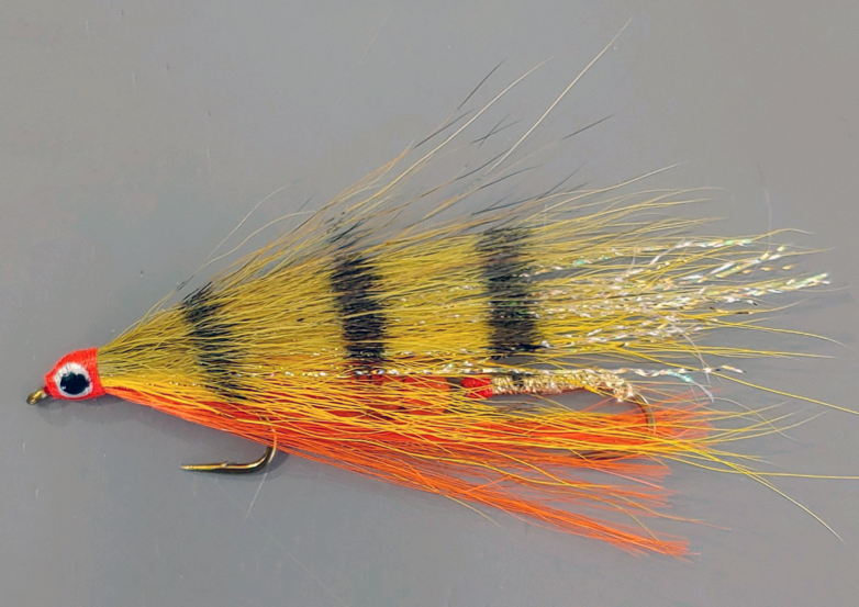 Tandem Yellow Perch Streamer Fly – A.J.'s Custom Products